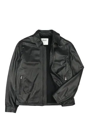 VALSTAR Deerskin Leather Jacket - Black
