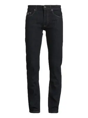 Versace Straight-leg Jeans In Stretch Denim - Blue