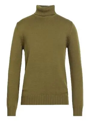 Alpha Studio Merino Wool Turtleneck - Green