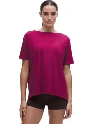 Lululemon Organic Cotton T-shirt - Raspberry Rave
