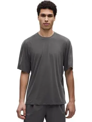 Lululemon Brushed Yoga Crewneck T-shirt - Onyx Grey