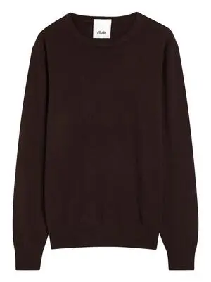 ALLUDE Cashmere Sweatshirt Brown