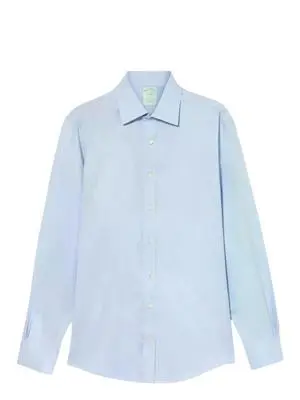 Brooks Brothers Ainsley-collar Oxford Shirt - Blue