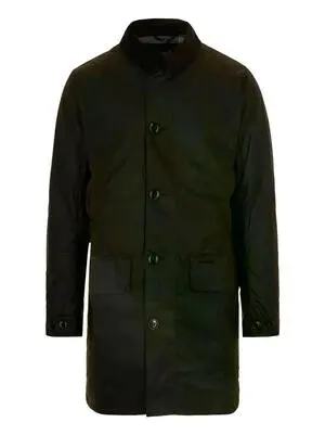 Barbour Cotton Buttoned Coat - Brown