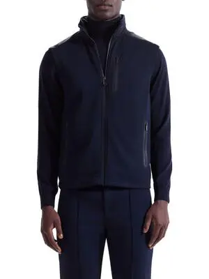 Bugatchi Soft Touch Performance Knit Vest - Navy