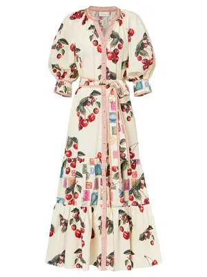 Camilla Notes From The Road Printed Cotton Shirt Dress - Multicoloured