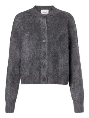LISA YANG Azalea Cashmere Cardigan - Grey