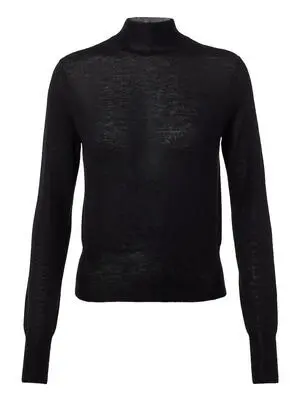 JOSEPH Cashair Cashmere Turtleneck Sweater - Black