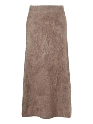 LISA YANG Asta Cashmere Maxi Skirt - Grey