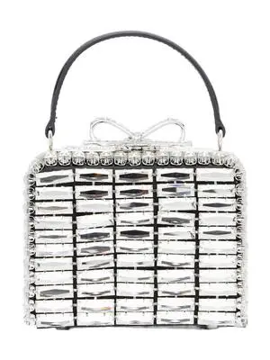 SELF-PORTRAIT Crystal-Embellished Clutch