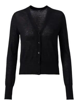 JOSEPH Cashair Cashmere Cardigan - Black