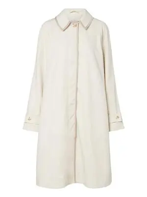 Varley Stamford Twill Car Coat - White