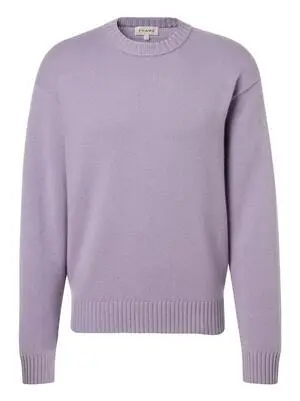 FRAME Cashmere Crewneck Sweater - Purple