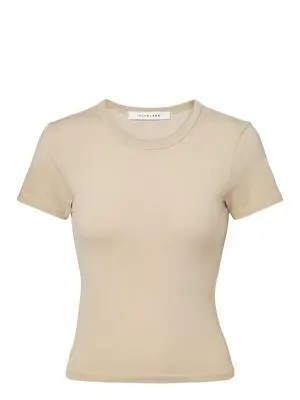 SLVRLAKE Cotton Jersey T-shirt - Beige