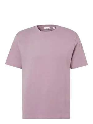FRAME Cotton Jersey T-shirt - Purple