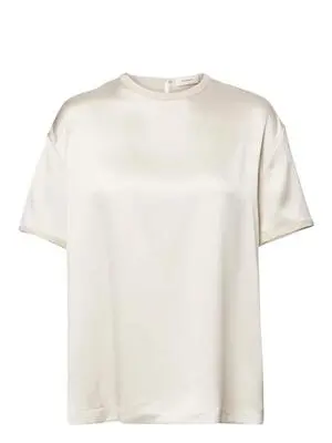 LISA YANG Lisa Yang Silk Satin T-Shirt