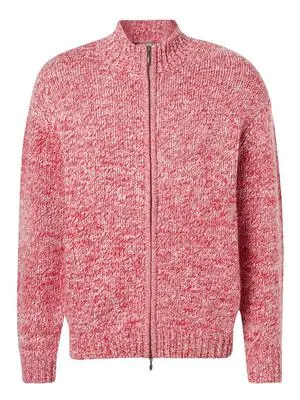 Le Kasha Lamdu Cashmere Zip-up Sweater - Red