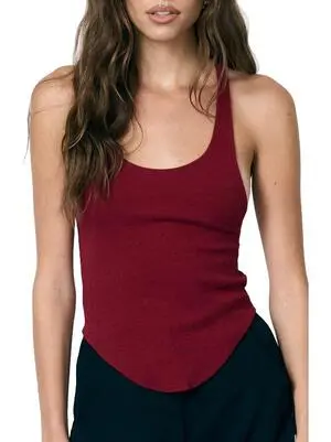 ARTLESS FOREVER Haze Racerback Tank - Merlot