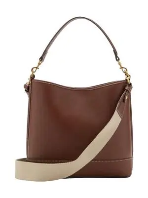 Mango Large Bucket Bag - Leather