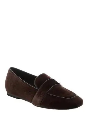 KELSI DAGGER BROOKLYN Finch Loafer Flat Mahogany
