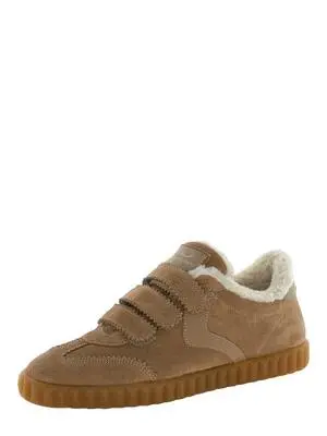 VOILE BLANCHE Ines Faux Shearling Sneaker - Light Beige