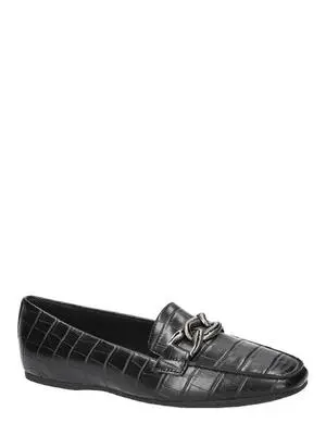 EASY WORKS BY EASY STREET Amber Loafer Black Croco