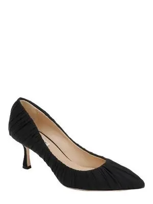 Badgley Mischka Verity Pointed Toe Pump Black Fabric