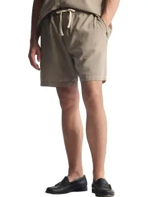 Brooklyn Industries Cotton And Linen Loose Fit Shorts - Winter Twig