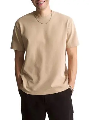 Brooklyn Industries Cotton Blend Crewneck T-shirt - Oxford Tan