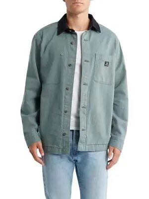 Brooklyn Industries Cotton Twill Chore Jacket - Hunter Green