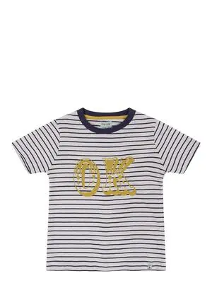 LILLY + SID Organic Cotton Slogan T-Shirt Multi