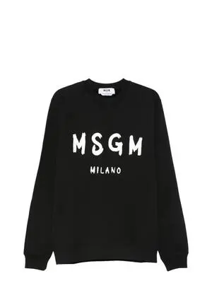 MSGM Logo Sweatshirt - Black