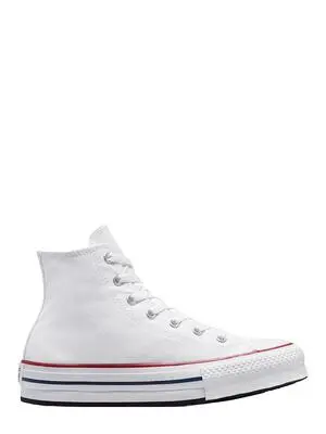 CONVERSE Chuck Taylor All Star Eva Lift Platform Sneakers - White/garnet/navy Blue