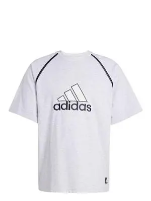 Adidas Badge Of T-shirt - Light Grey Heather