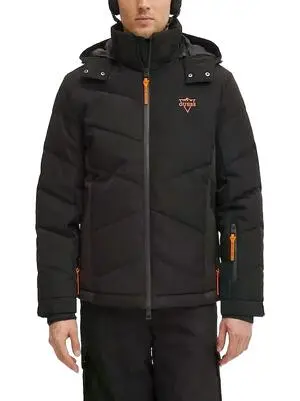 Guess Quilted Ski Jacket - Black