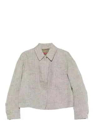 Max Mara Lucas Linen Jacket - Grey