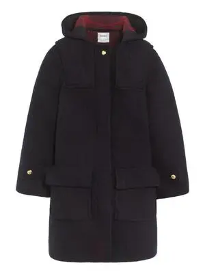 BARRIE Duffle Coat - Black