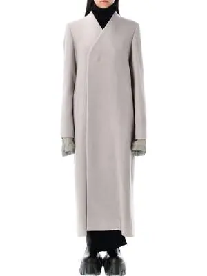 Rick Owens Long Coat - Pearl