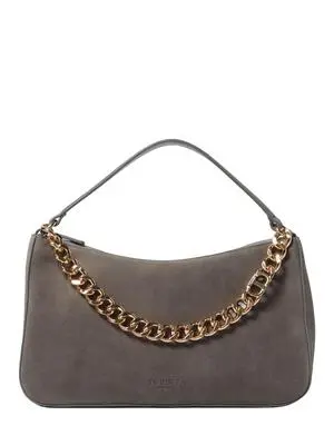 TWINSET Handbag With Chain Strap - Charcoal