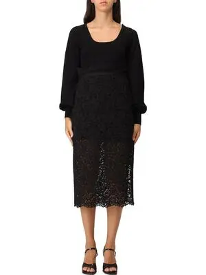 TWINSET Lace Dress - Black