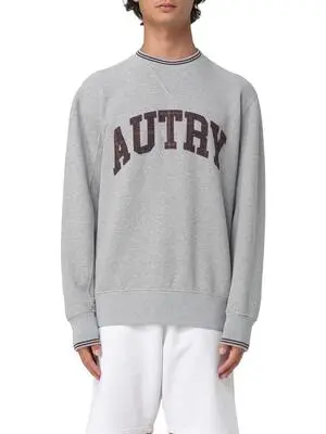 AUTRY Logo Crewneck Sweatshirt Grey 1