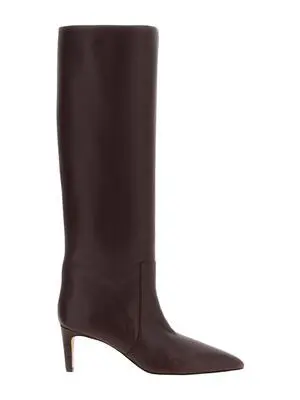 Paris Texas Knee High Boots Burgundy