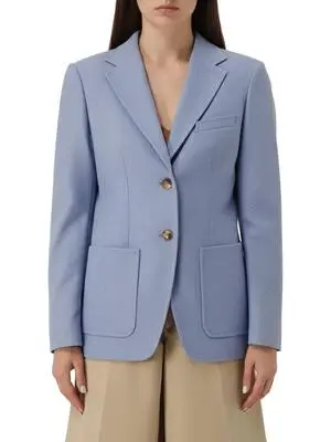 Max Mara Jacket Gnawed Blue