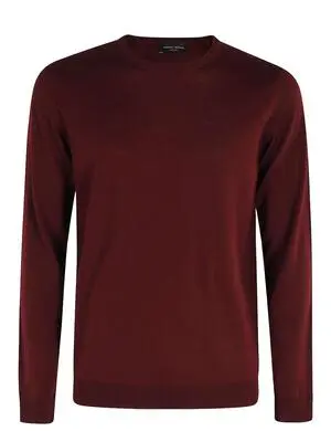 ROBERTO COLLINA Pullover Sweater Burgundy