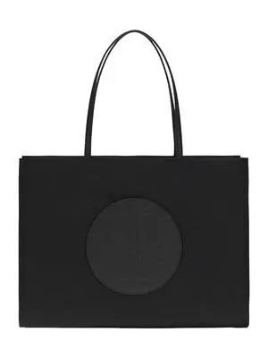 Tory Burch Tory Burch Ella Recycled Nylon Tote Bag Black