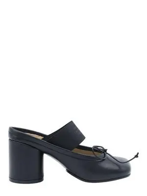 MAISON MARGIELA Anatomic Tabi Leather Mules - Black