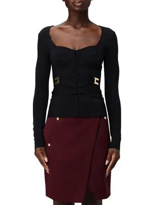 Elisabetta Franchi Jacket - Black