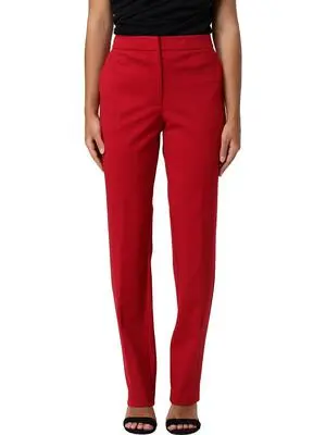 TWINSET Straight Leg Trousers - Red