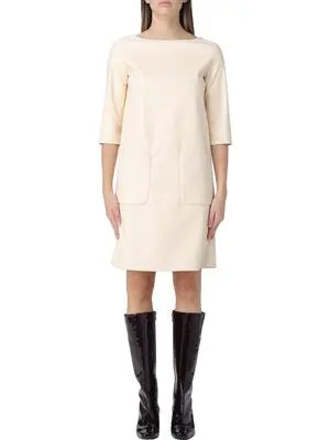 Max Mara Dress Yellow Cream