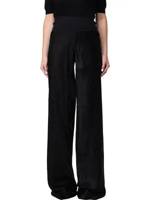Rick Owens Wide Leg Trousers - Black